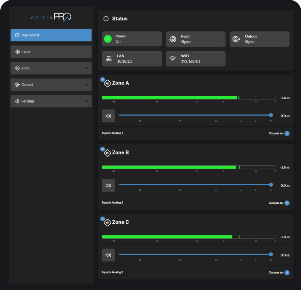 Amplifiers - Origin PRO